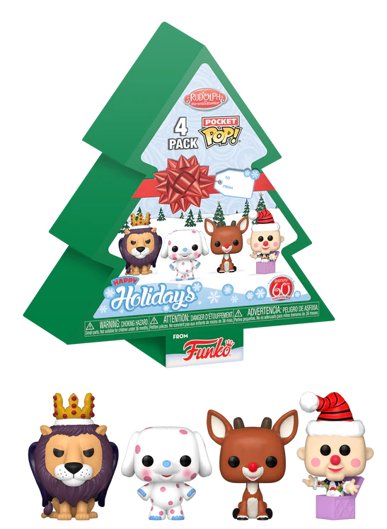 RUDOLPH - Pocket Pop 4 Pack - Tree Holiday : ShopForGeek.com: Keyring ...
