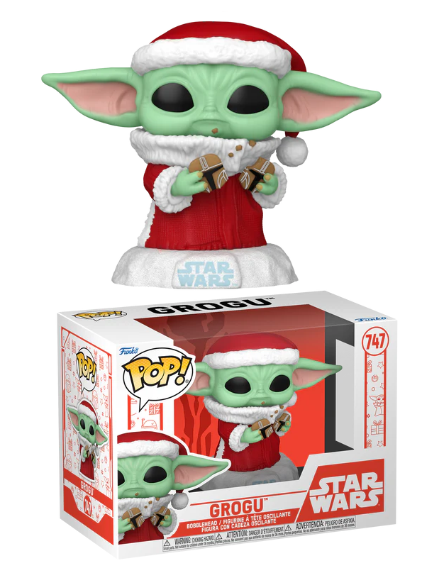 MANDALORIAN HOLIDAY - POP Star Wars N° 747 - Grogu (Santa ...