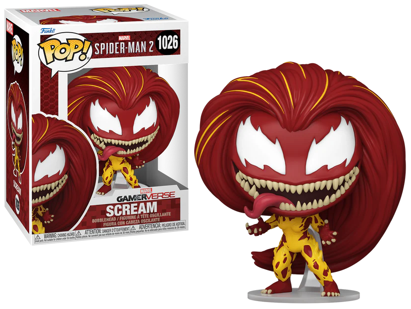 SPIDER-MAN 2 - POP Games N° 1026 - Scream : ShopForGeek.com: Bobble ...
