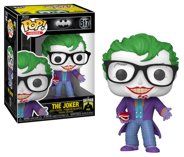 BATMAN 85TH - POP N° 517 - The Joker with Teeth : ShopForGeek.com: Cabezón POP Funko DC Comics