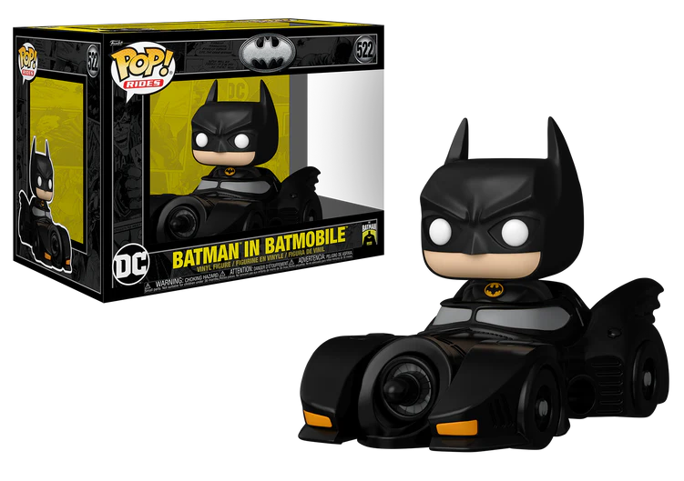 BATMAN 85TH - POP Ride DLX N° 522 - Batman with Batmobile : ShopForGeek ...
