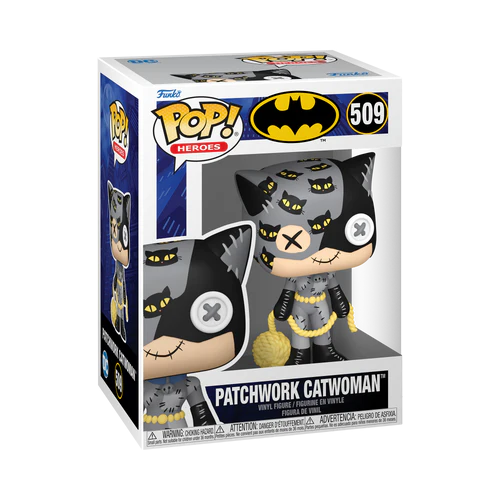 DC PATCHWORK - POP Heroes N° 509 - Catwoman : ShopForGeek.com: Cabezón ...