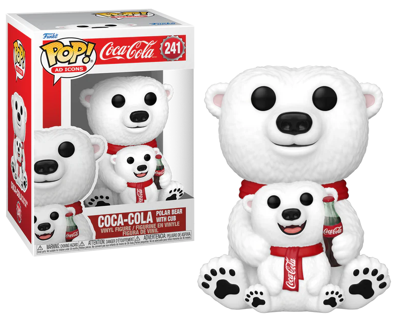 COCA-COLA - POP & Buddy N° 241 - Ours polaire Coca-Cola avec Ourson : ShopForGeek.com: Bobble ...