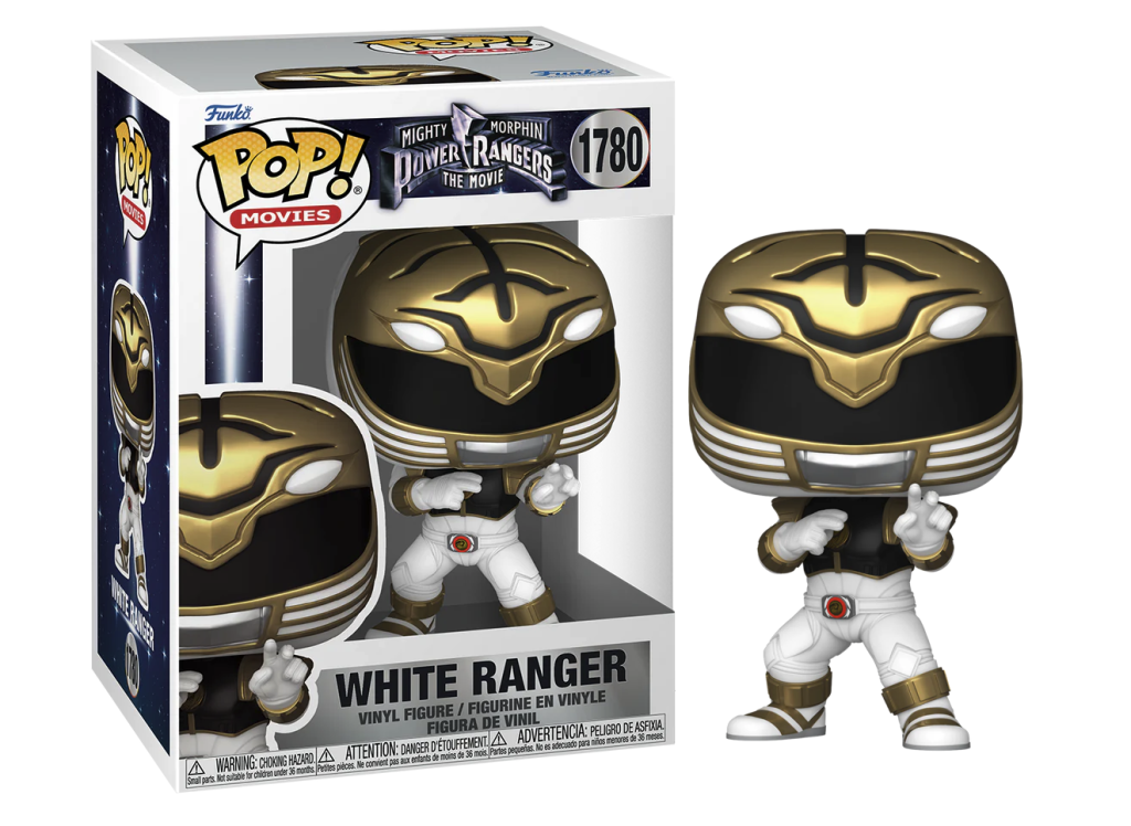 POWER RANGERS - POP Movies N° 1780 - White Ranger : ShopForGeek.com ...