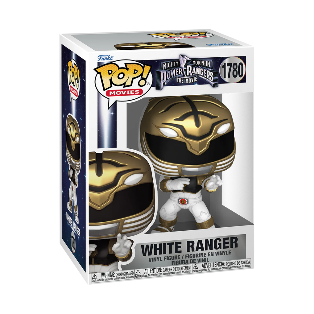 POWER RANGERS - POP Movies N° 1780 - White Ranger : ShopForGeek.com ...