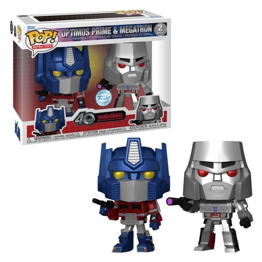 TRANSFORMERS G1 - POP Retro Toys - 2 Pack Optimus Prime/Megatron ...