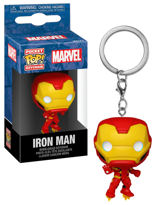 MARVEL NEW CLASSICS - Pocket Pop Keychains - Iron Man : ShopForGeek.com: Keyring Funko Marvel