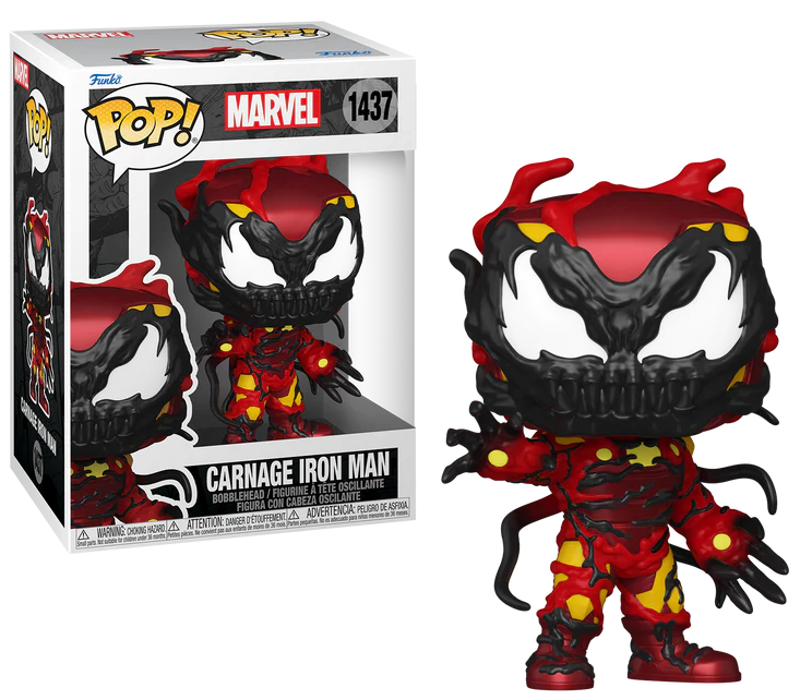 CARNAGEIZED - POP Marvel N° 1437 - Iron Man : ShopForGeek.com: Cabezón ...