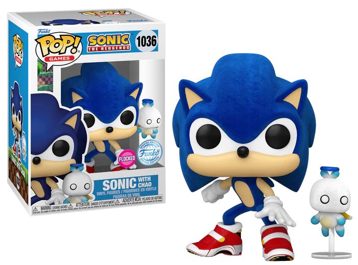 SONIC - POP Games N° 1036 - Sonic with Hero Chao (Flocked ...