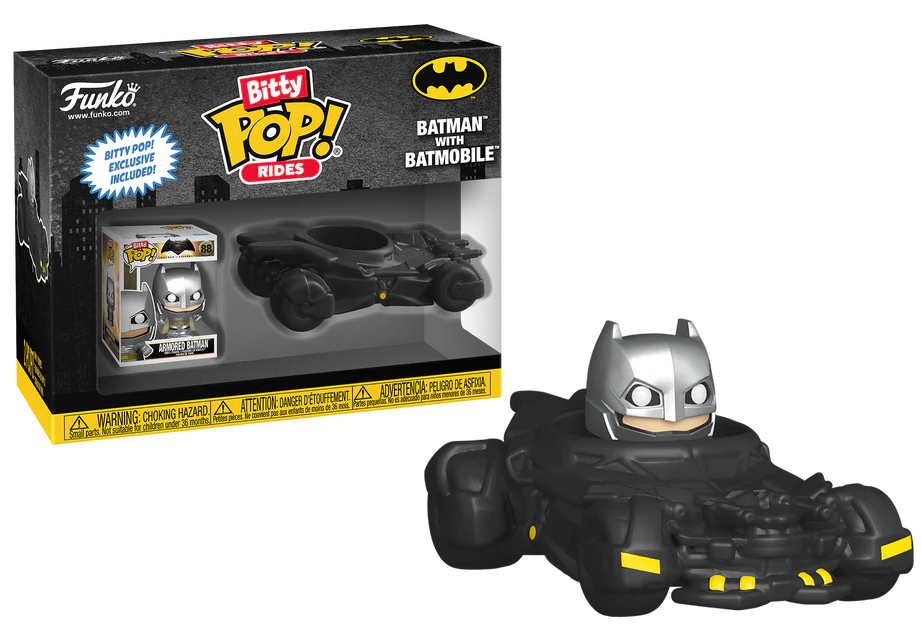 DC - Bitty Pop Ride - Batman with Batmobile : ShopForGeek.com: Cabezón ...