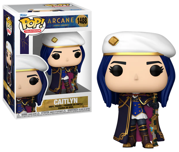 ARCANE - POP Animation N° 1488 - Caitlyn : ShopForGeek.com: Bobble Head ...