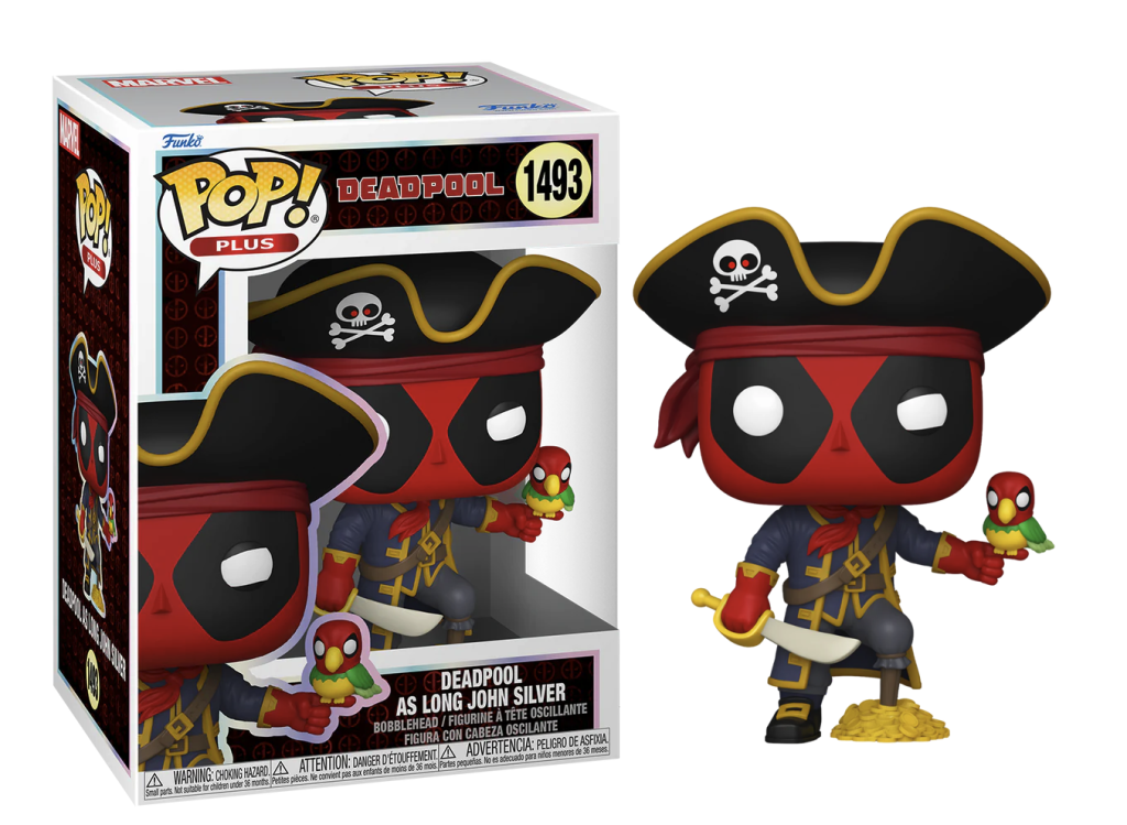 DEADPOOL - POP Plus N° 1493 - Deadpool As Long John Silver ...