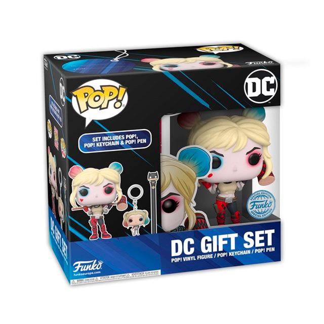 DC COMICS - Exclusive Box - POP Harley Quinn - Keychain - Pop Pen ...