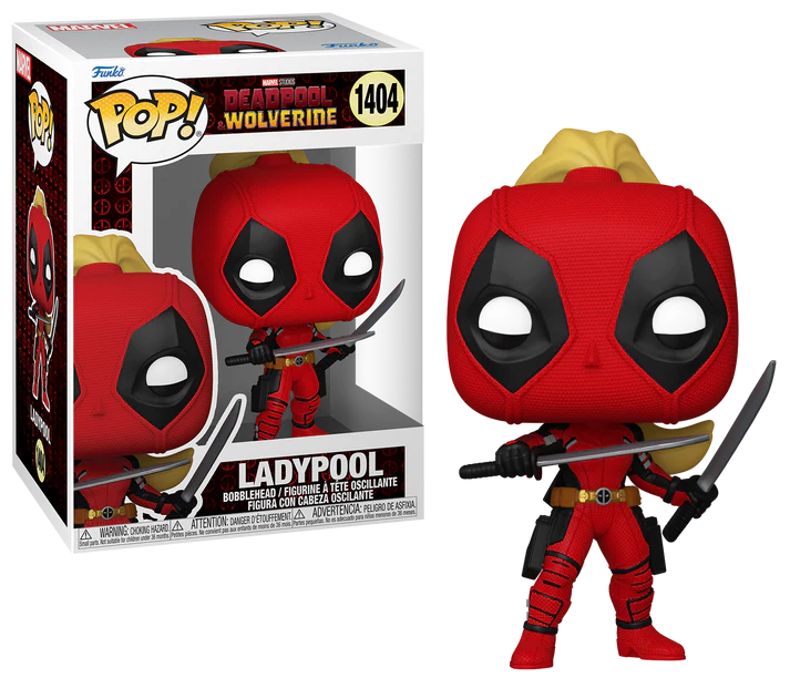 DEADPOOL 3 - POP Marvel N° 1404 - Ladypool : ShopForGeek.com: Cabezón ...