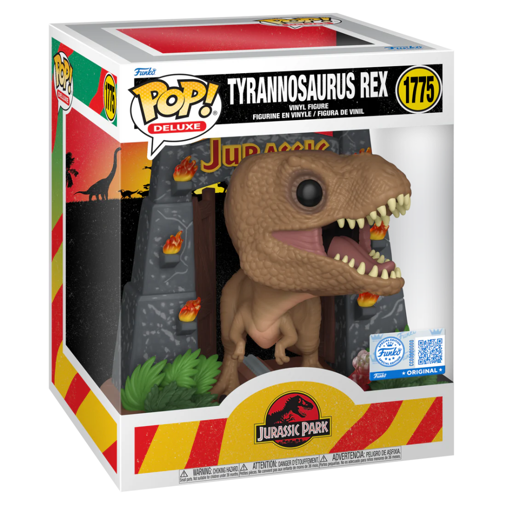 JURASSIC PARK - POP Deluxe N° 1775 - T-Rex with gates : ShopForGeek.com ...