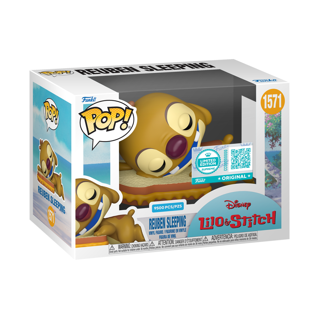LILO & STITCH - POP Supreme N° 1571 - Reuben Sleeping (With Protector ...