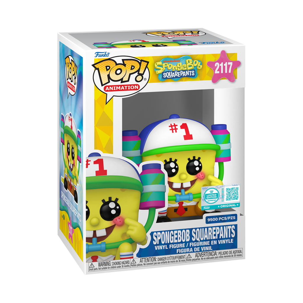 SPONGEBOB - POP Supreme N° 2117 - Spongebob with hat With Protector ...