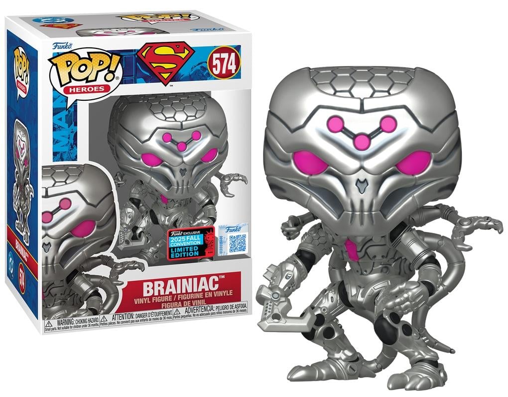 DC - POP Convention N° 574 - Brainiac (Metallic) : ShopForGeek.com ...
