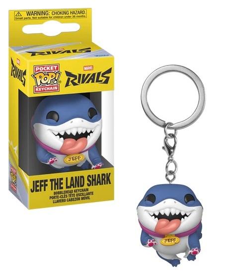 MARVEL RIVALS - Pocket Pop Keychain - Jeff the land shark : ShopForGeek ...