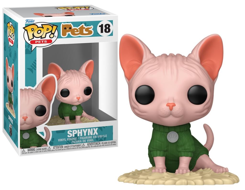 PETS - POP Pets N° 18 - Sphinx Cat : ShopForGeek.com: Bobble Head POP ...