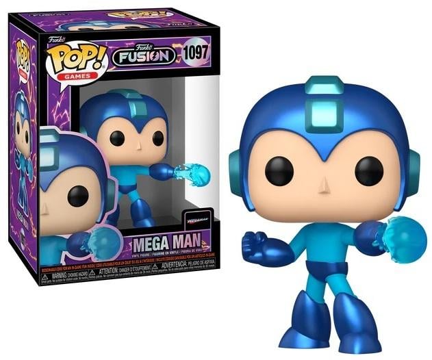 FUNKO FUSION - POP Games N° 1097 - Mega Man with chase : ShopForGeek ...