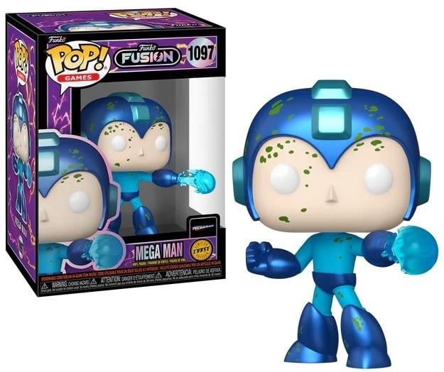 FUNKO FUSION - POP Games N° 1097 - Mega Man with chase : ShopForGeek ...