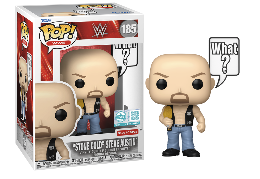WWE - POP Supreme Sayings N° 185 - Stone Cold (What?) with protector ...