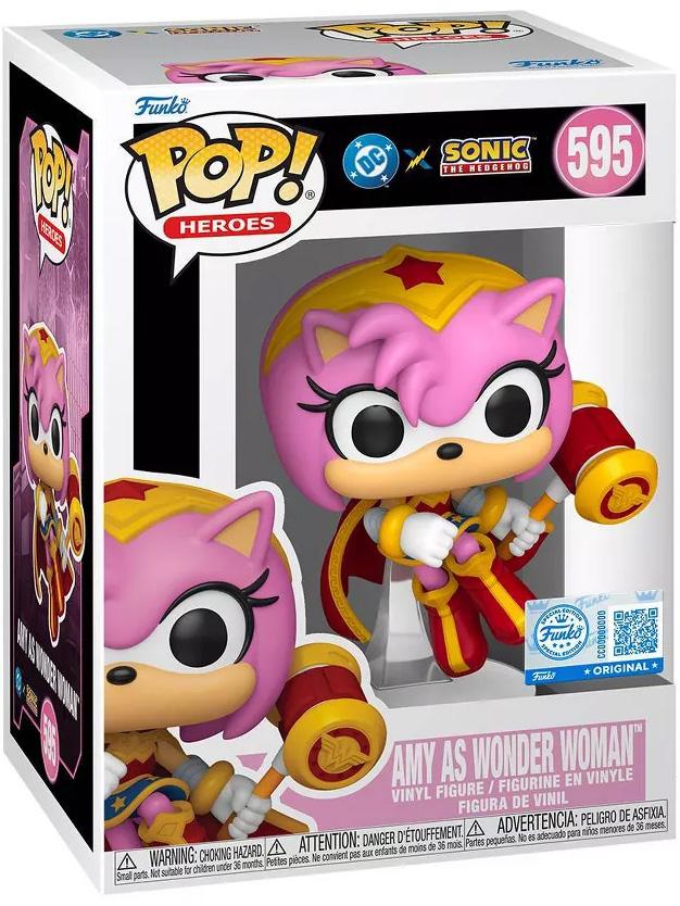JLA & SONIC - POP Heroes N° 595 - Amy as Wonder Woman : ShopForGeek.com ...