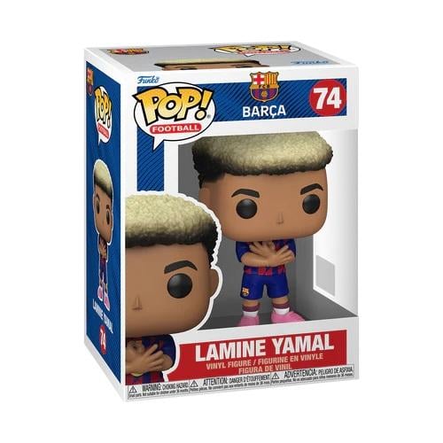 BARCELONA - POP Football N° 74 - Lamine Yamal : ShopForGeek.com: Bobble ...