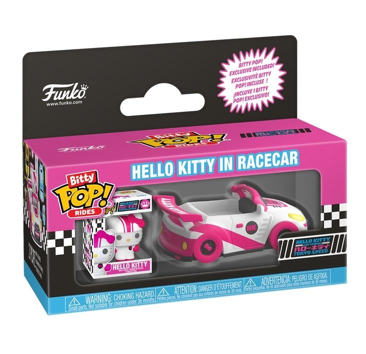 SANRIO - Bitty Pop Ride - Racecar with Hello Kitty : ShopForGeek.com ...