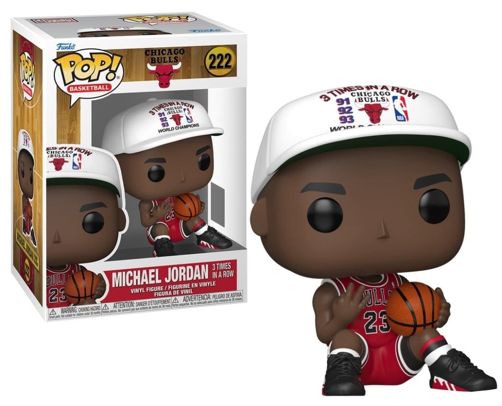 BULLS - POP NBA N° 222 - Michael Jordan (3x in a Row) : ShopForGeek.com ...