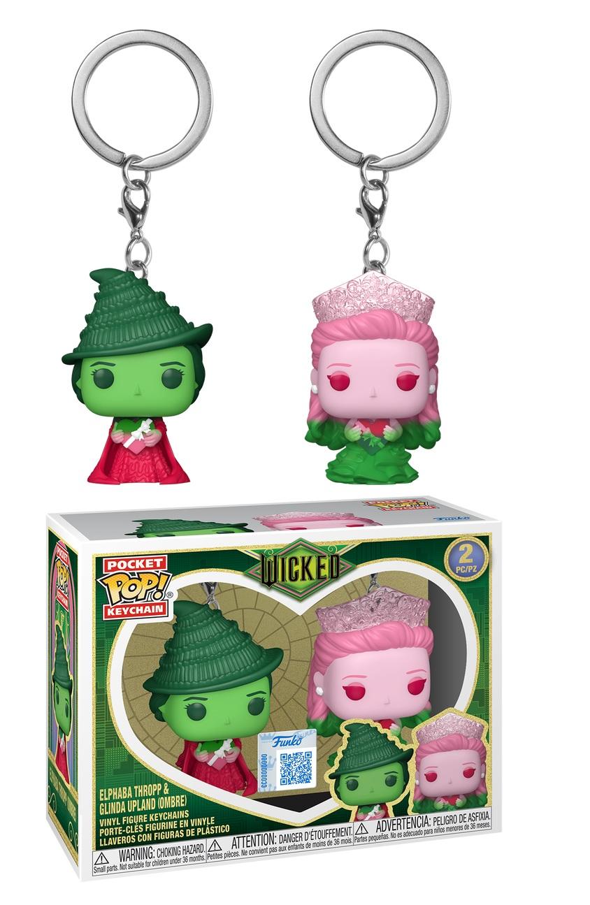 WICKED - Pocket Pop Keychains 2 Pack- Glinda & Elphaba (Ombre ...