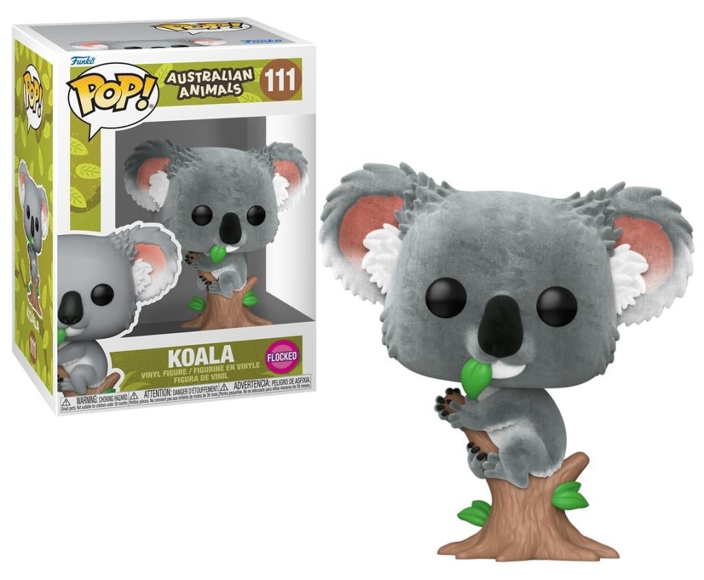 AUSTRALIAN ANIMALS - POP N° 111 - Koala (Flocked) : ShopForGeek.com ...