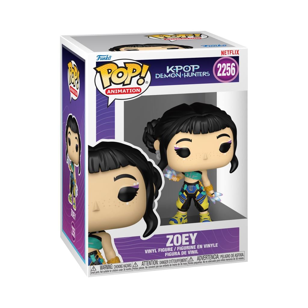 KPOP DEMON HUNTERS - POP Animation N° 2256 - Zoey : ShopForGeek.com: Bobble Head POP Funko Film