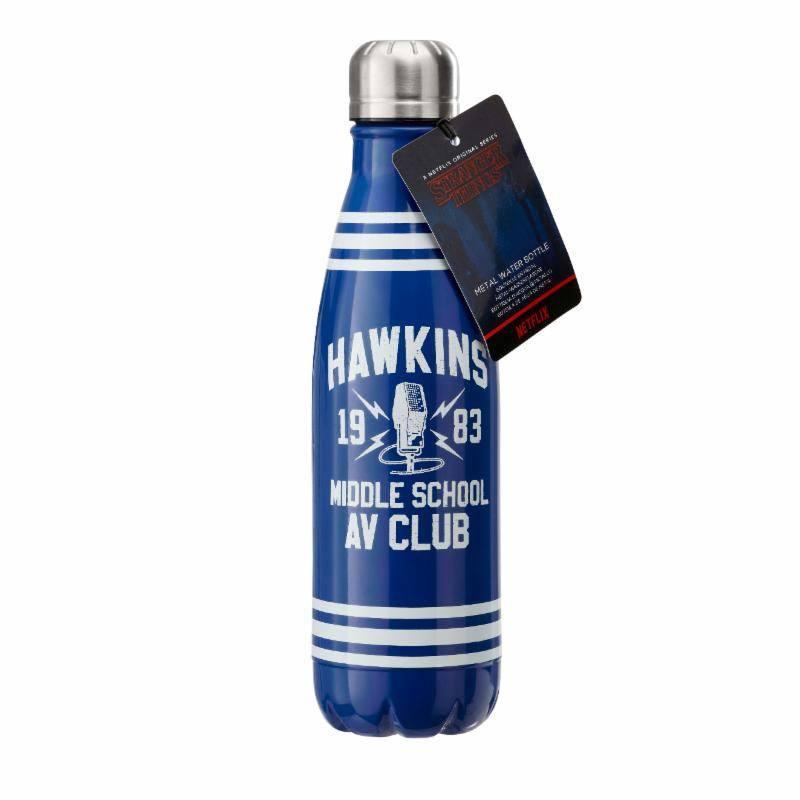 STRANGER THINGS - Bouteille en métal - Hawkins AV Club : ShopForGeek ...