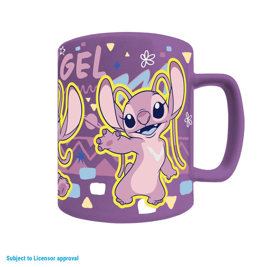 Lilo And Stitch Angel Fuzzy Mug 440ml Mug Pyramid
