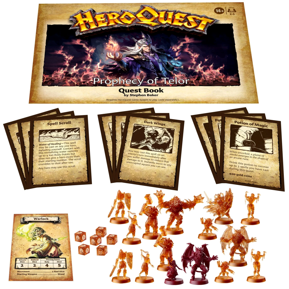 HEROQUEST - Extension : Prophecy of Telor (French Version) : ShopForGeek.com: Juego de mesa ...