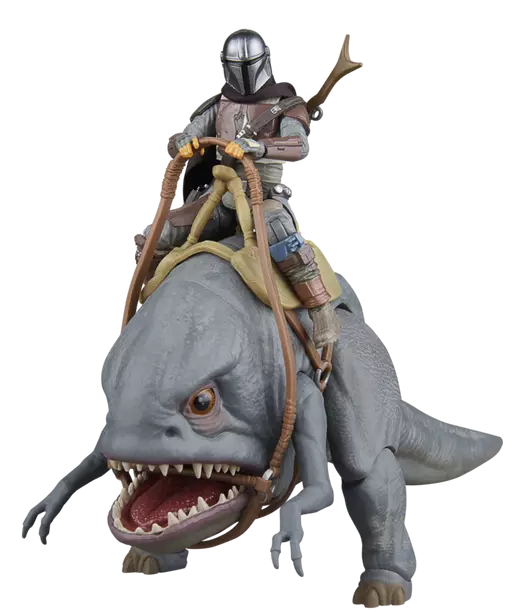 THE MANDALORIAN - Blurrg & Mandalorian - Fig. Vintage Collection 10cm ...