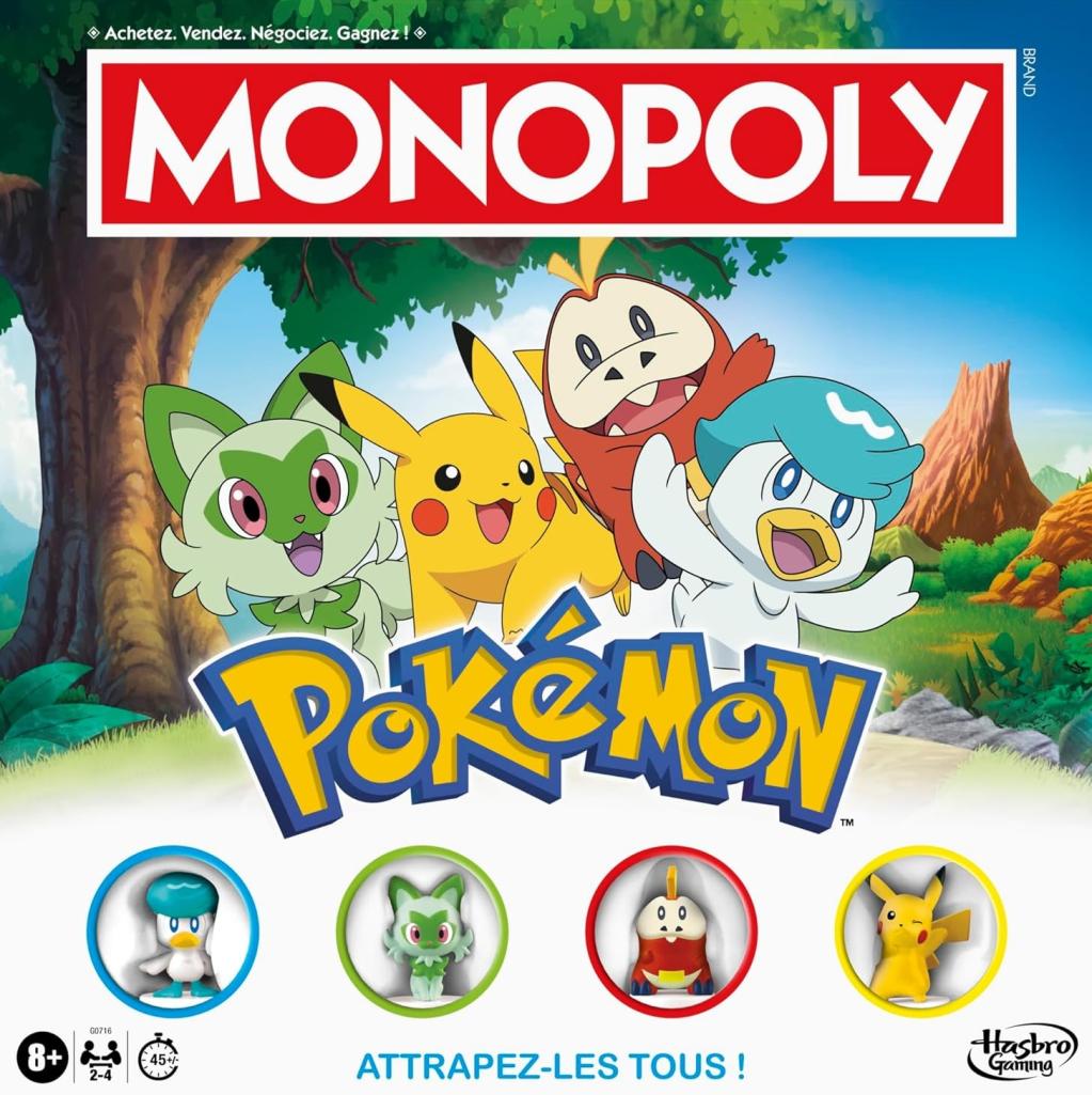 MONOPOLY - POKEMON (French) : ShopForGeek.com: Juego de mesa Hasbro Pokemon