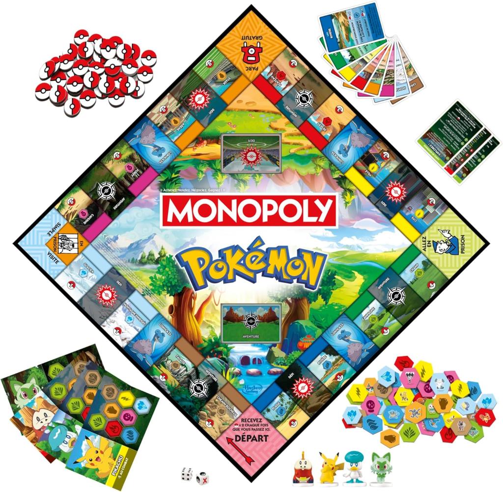MONOPOLY - POKEMON (French) : ShopForGeek.com: Juego de mesa Hasbro Pokemon