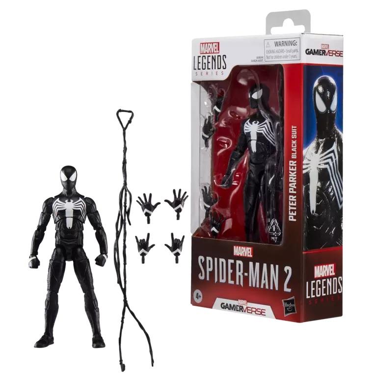 MARVEL -Peter Parker Black Suit "Gamerverse" -Fig. Legends Series 15cm : ShopForGeek.com ...