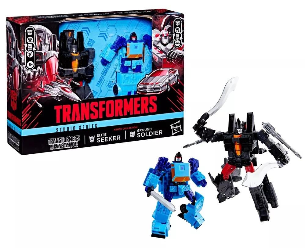 TRANSFORMERS - Elite Seeker & Ground Soldier - Fig. Studio Series 18cm ...