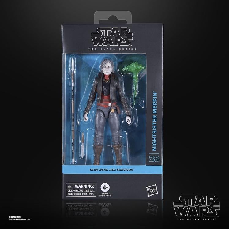 STAR WARS JEDI SURVIVOR - Nightsister Merrin - Fig. Black Series 15cm ...