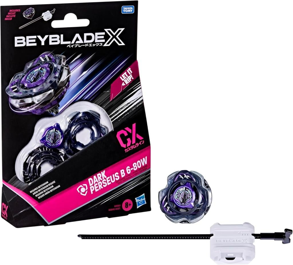 BEYBLADE X - Dark Perseus B 6-80W CX Starter Pack : ShopForGeek.com ...