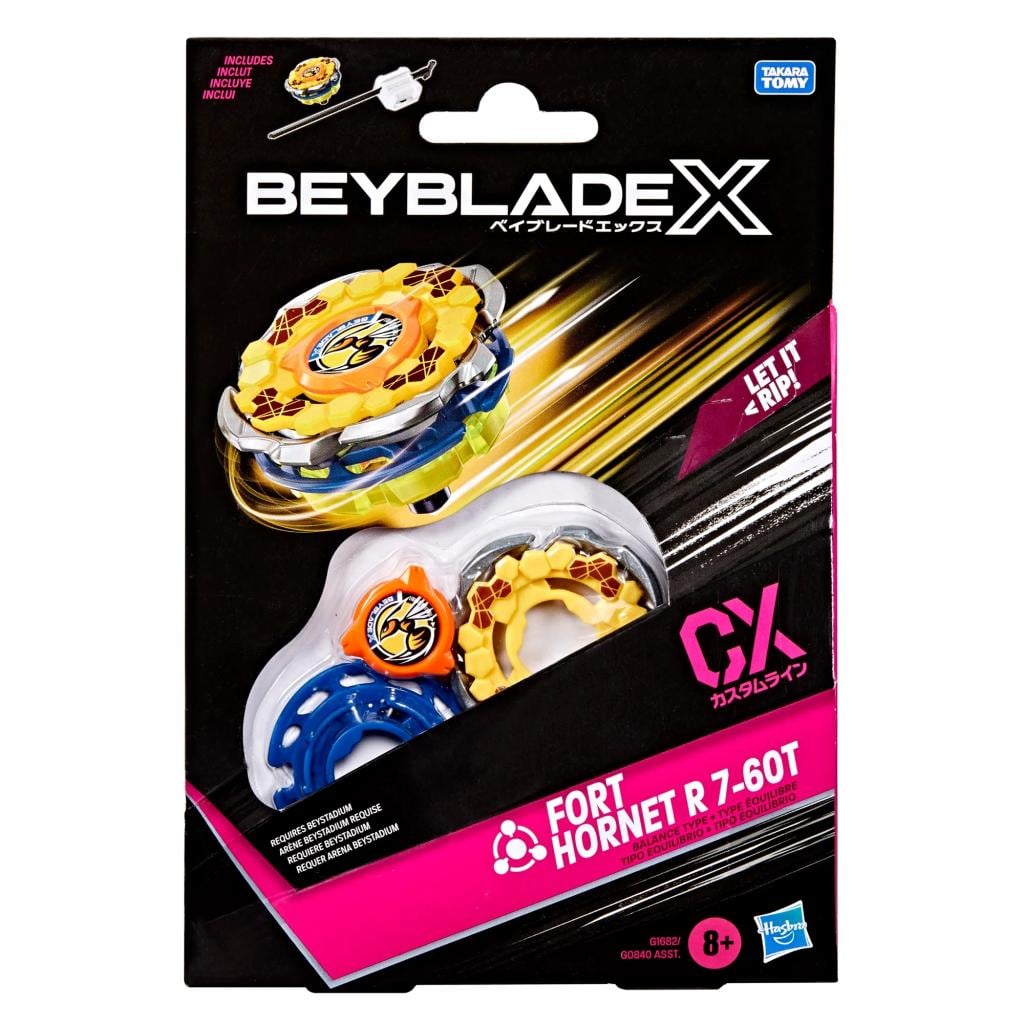 BEYBLADE X - Fort Hornet R 7-60T CX Starter Pack : ShopForGeek.com: Figurine Hasbro Manga
