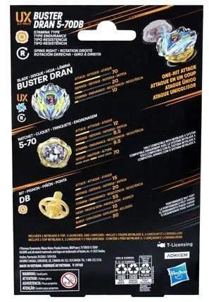 BEYBLADE X - Buster Dran 5-70DB UX Starter Pack : ShopForGeek.com ...