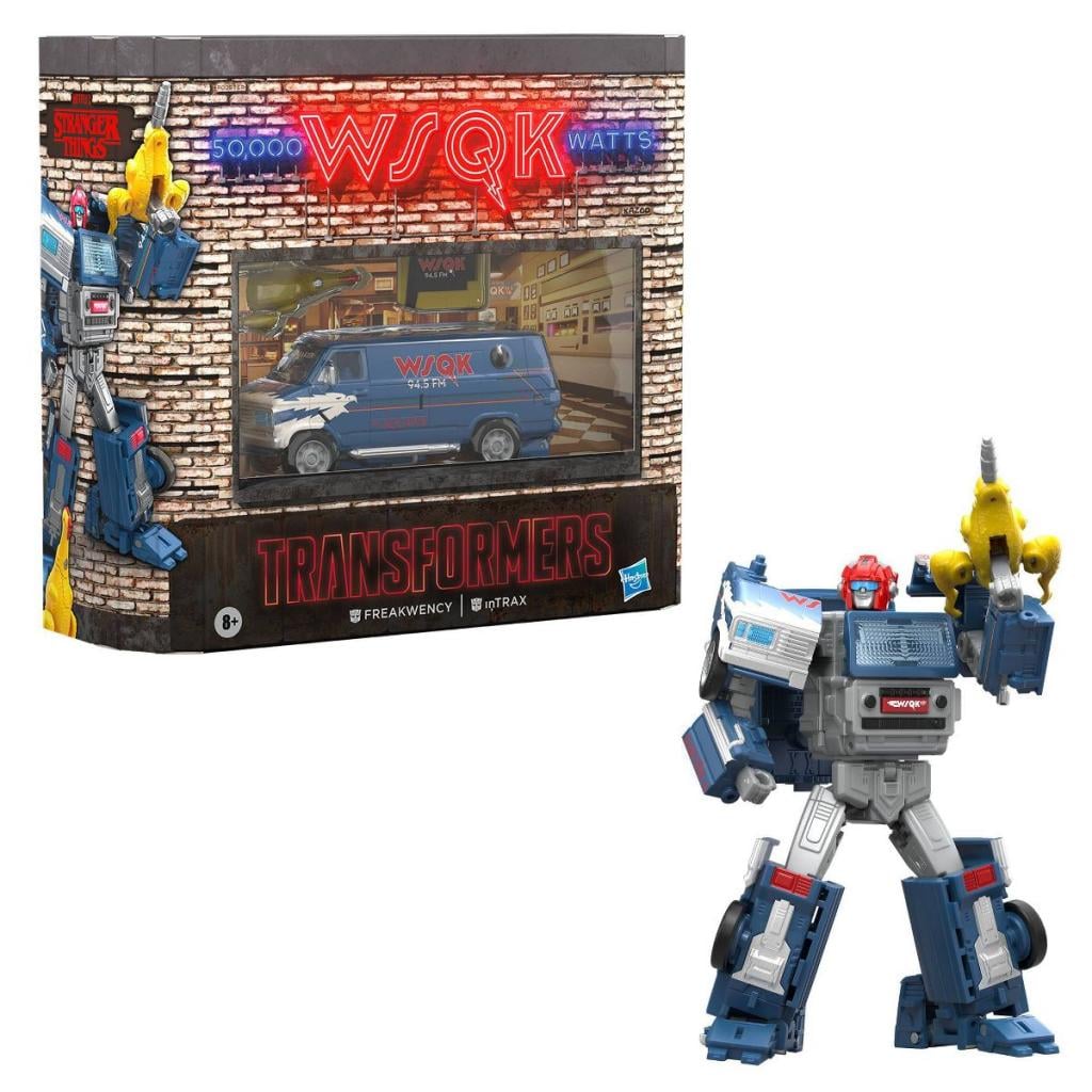 TRANSFORMERS X STRANGER THINGS - Freakwency And 8-Track - 15cm ...