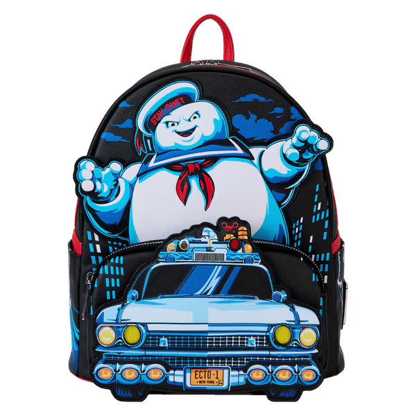 GHOSTBUSTERS - Stay Puff Chasing - Mini Backpack LoungeFly ...