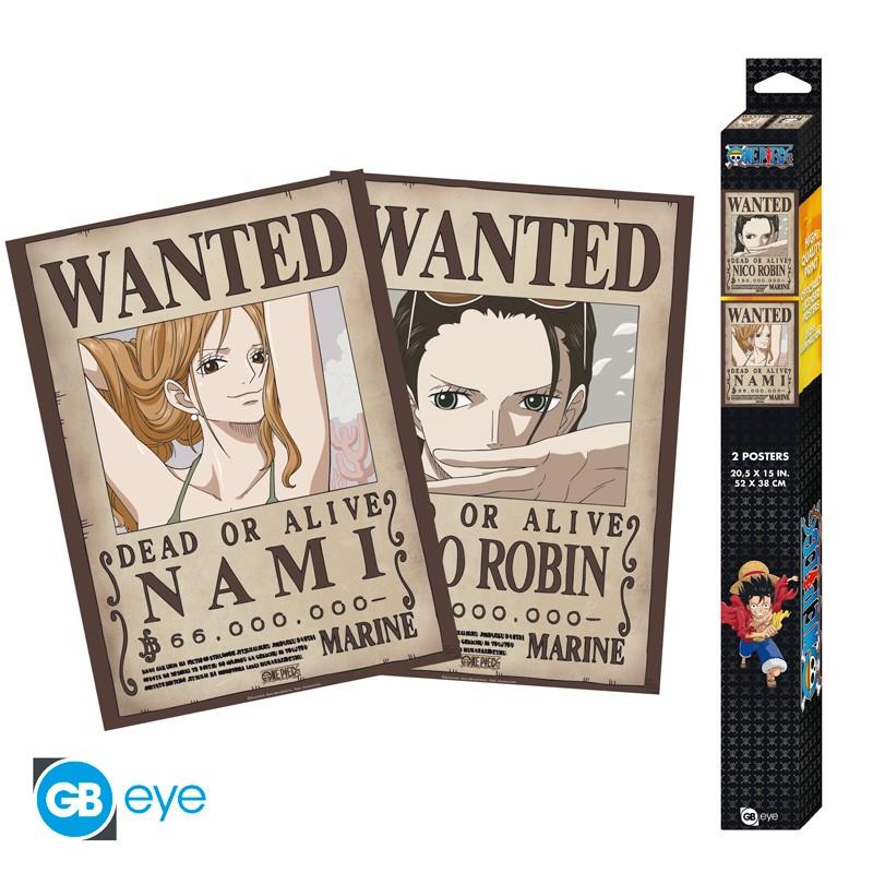 ONE PIECE - Nami & Robin - Set 2 posters '52x38' : ShopForGeek.com ...