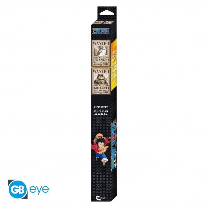 ONE PIECE - Usopp & Franky - Set de 2 posters '52x38' : ShopForGeek.com ...